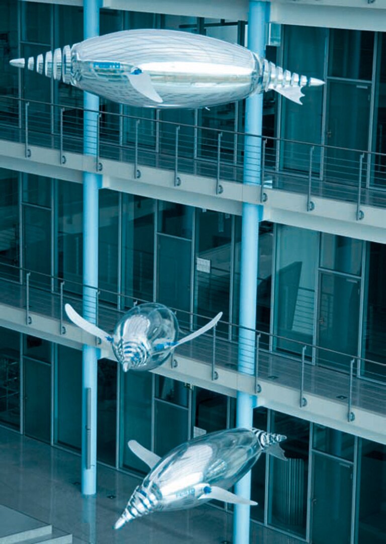 Bionic penguins fly through water … and air