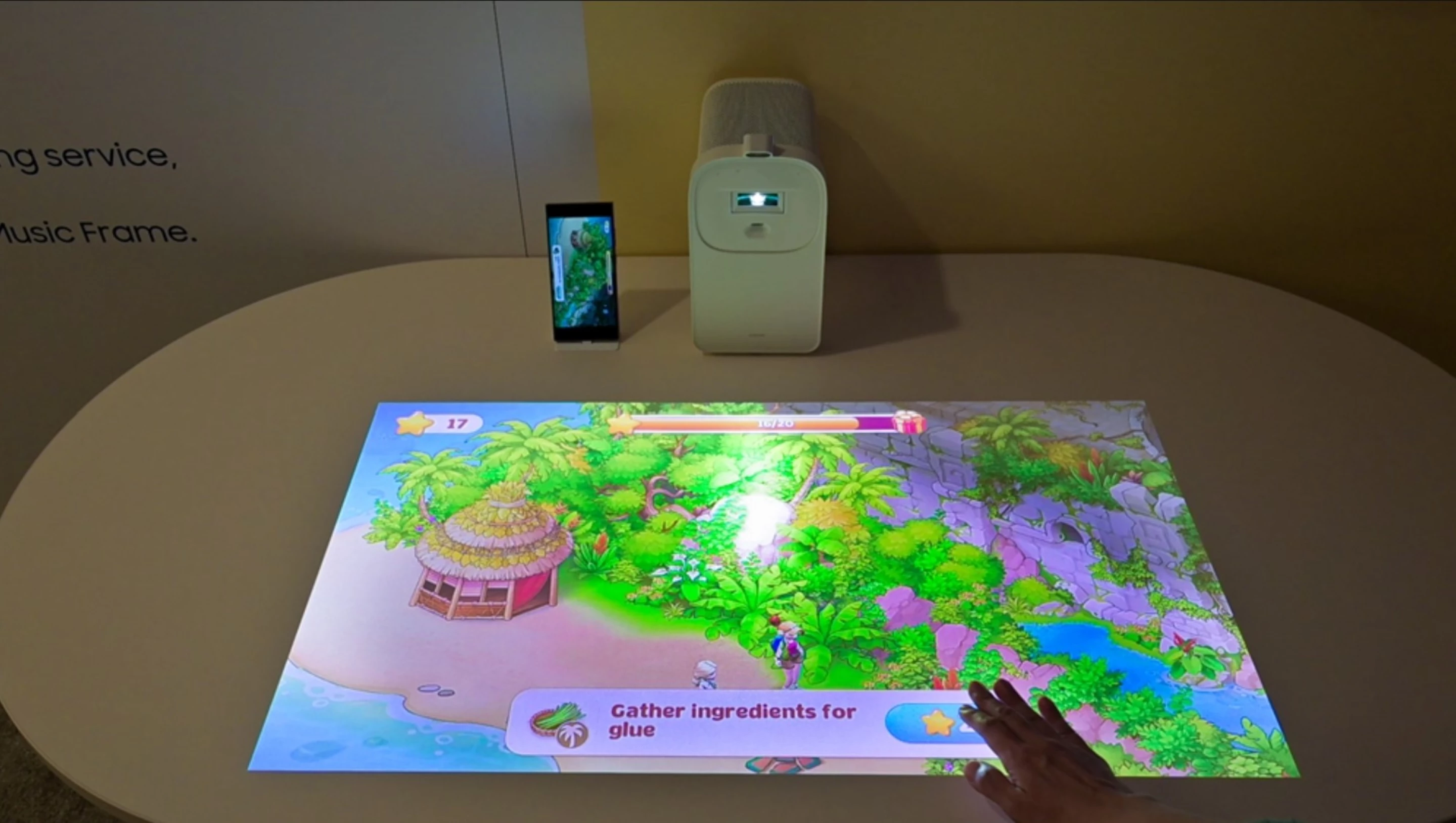 Samsung Premiere 5: Triple-laser projector doubles as touchscreen