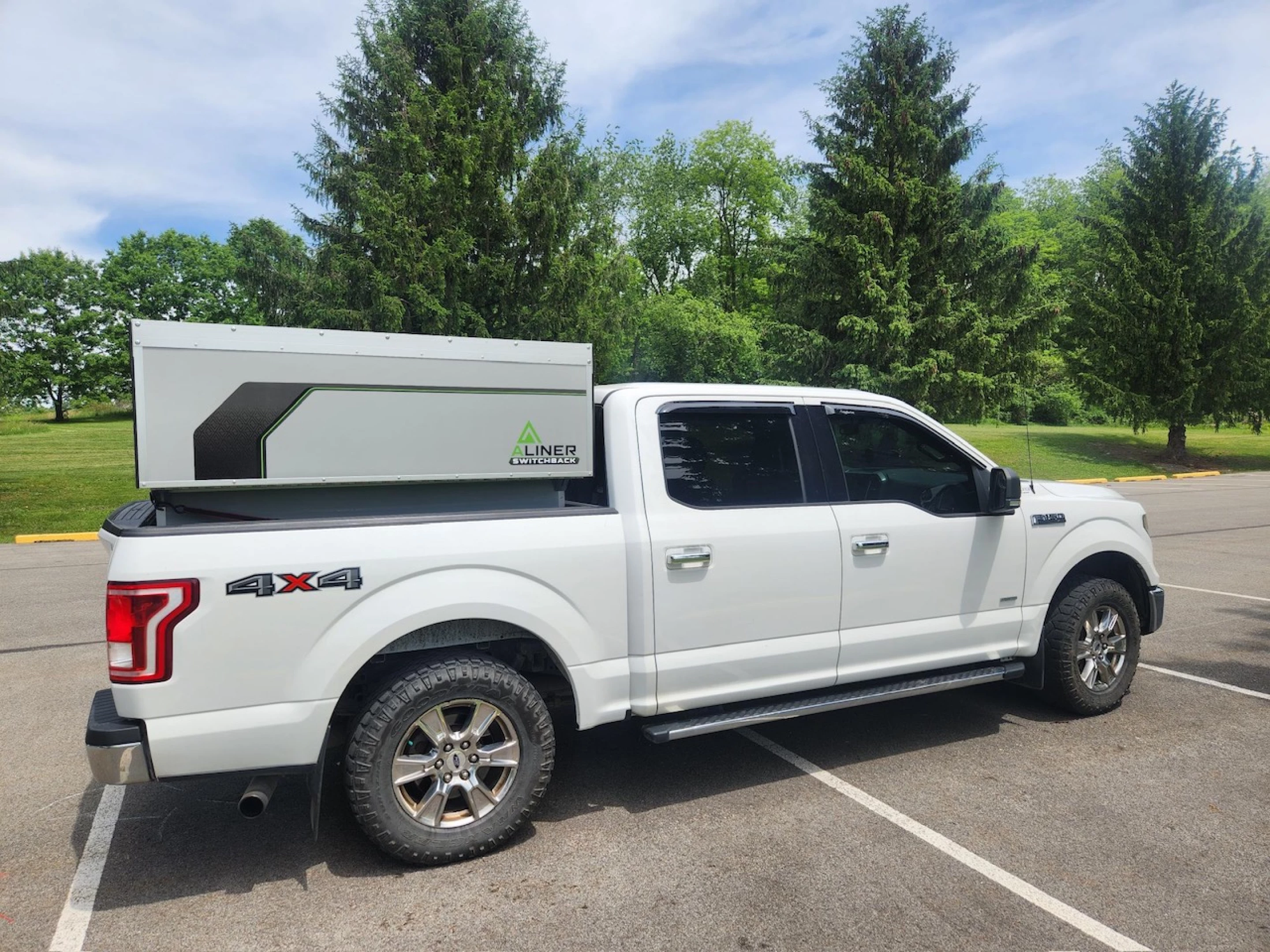 Aliner Switchback: Sub-400-lb fold-out A-frame truck camper under $10K