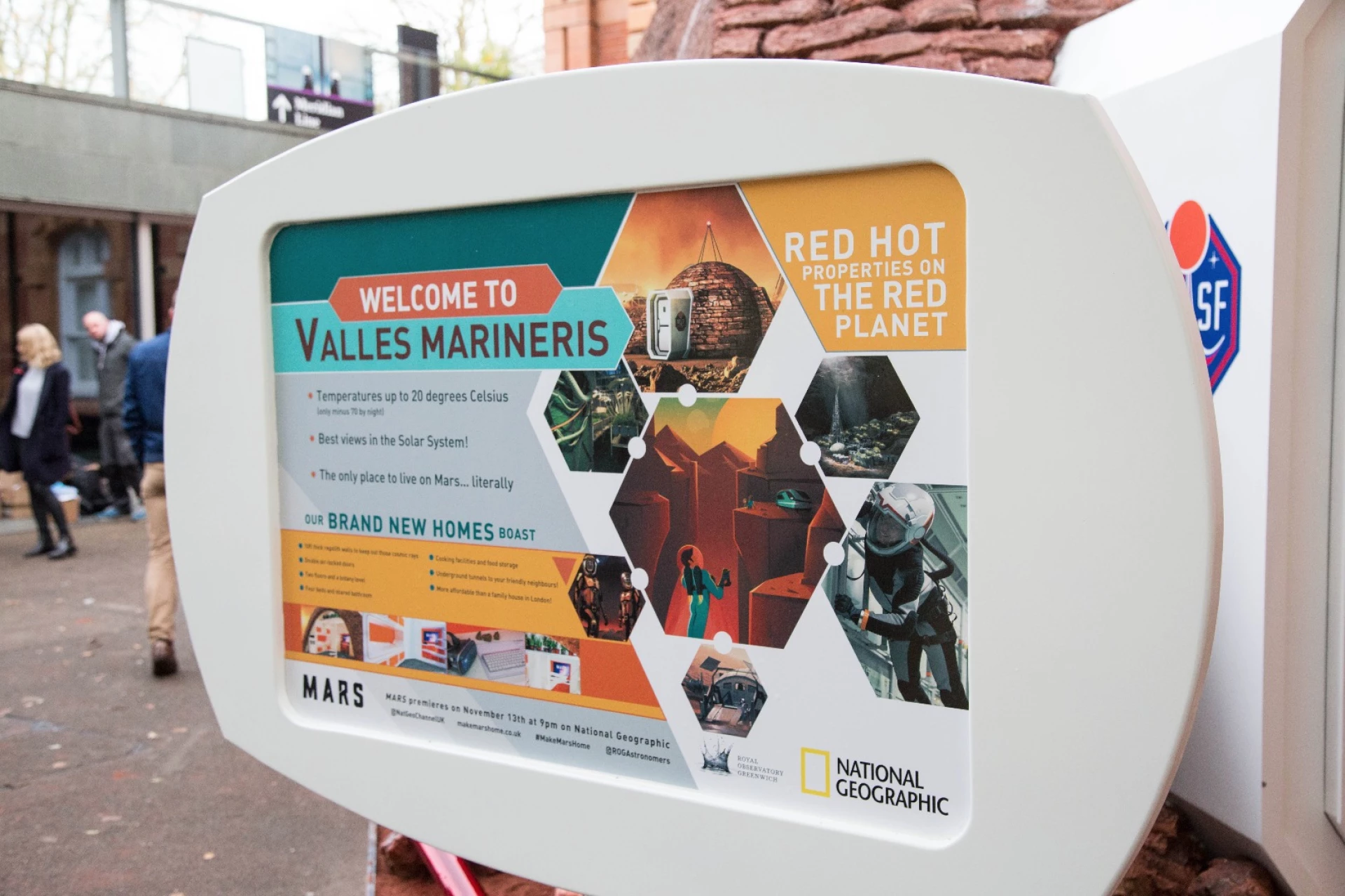 National Geographic looks at life on Mars with London model home
