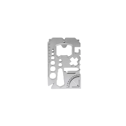 MultiCard Multitool slides out of your wallet to perform over 21 tasks