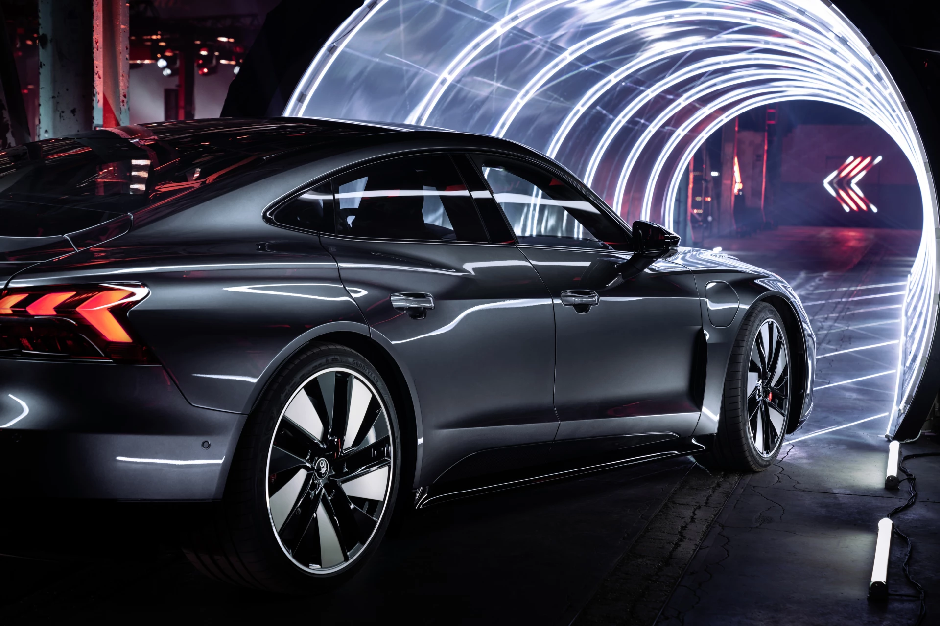 Audi unveils its all-electric e-tron GT performance saloon