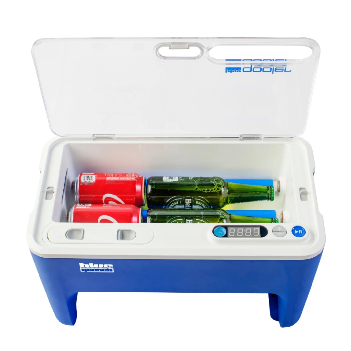 Room temperature to ice-cold in 60 seconds: The 500-rpm BlueQuench Qooler