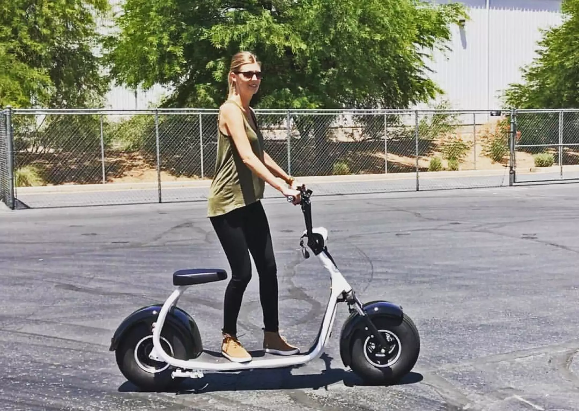 Phat Scooters offer kick-free sit or stand fat-tire ride