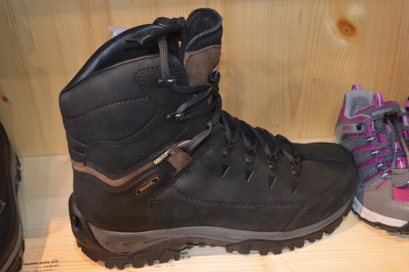 Meindl builds a retractable spike system into its winter boots