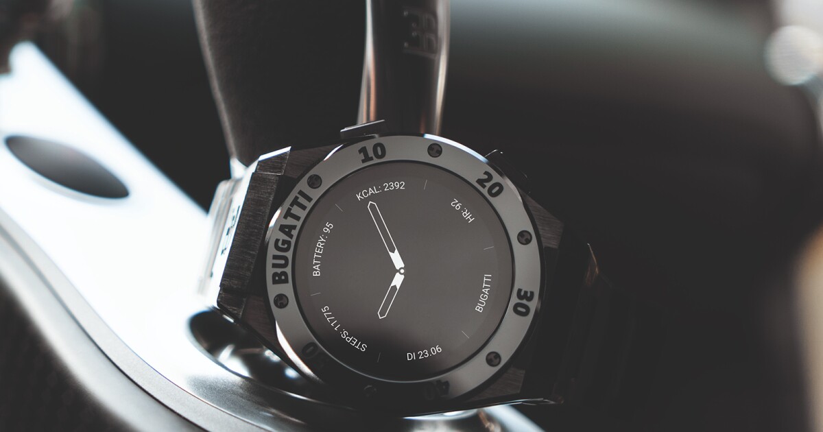Bugatti turns from high-end automobiles to premium smartwatches