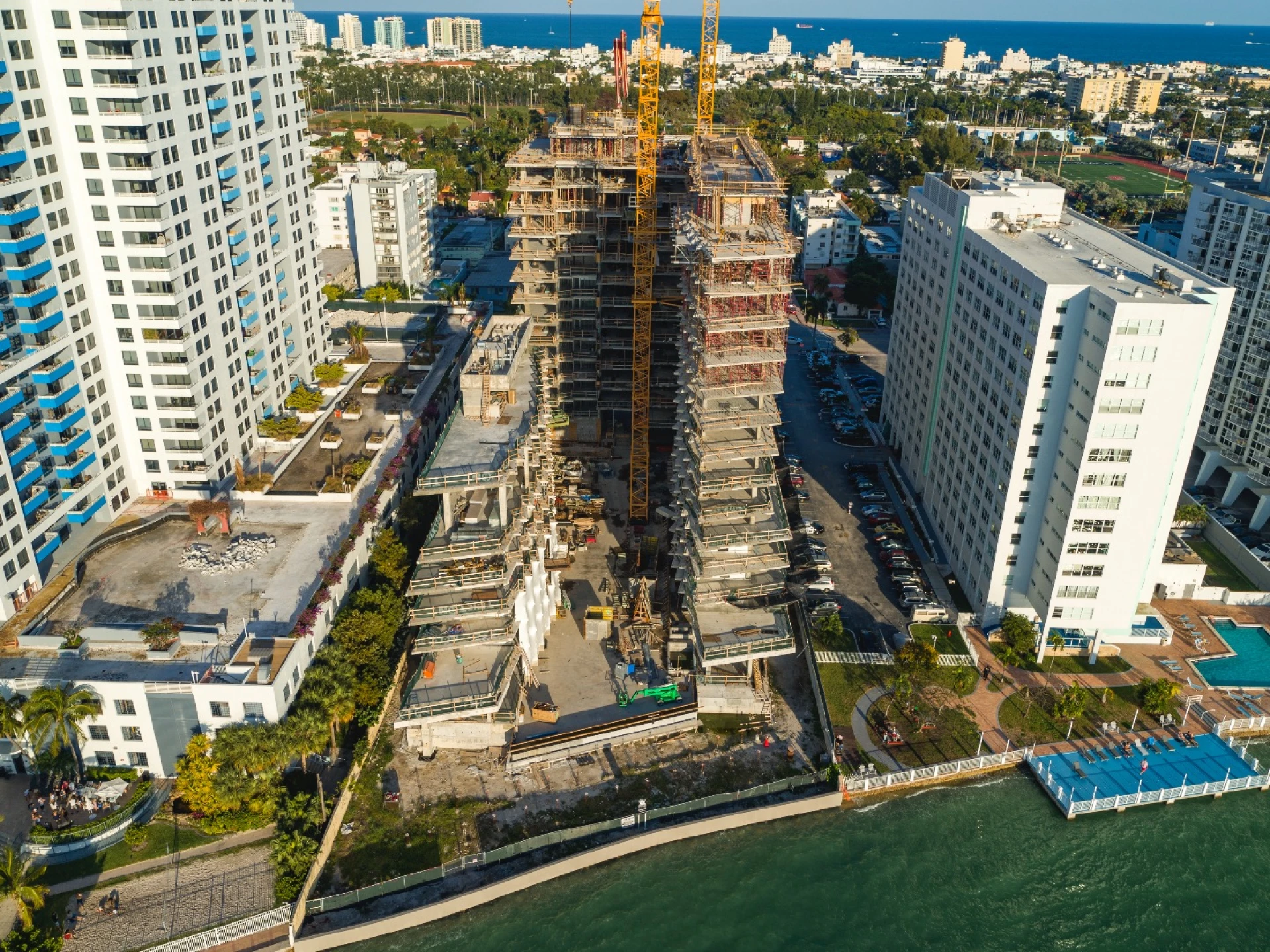 Jean Nouvel-designed luxury high-rise tops out in Miami