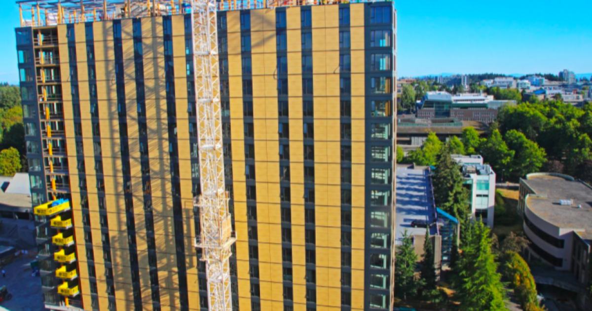 World's tallest wooden residential tower nears completion