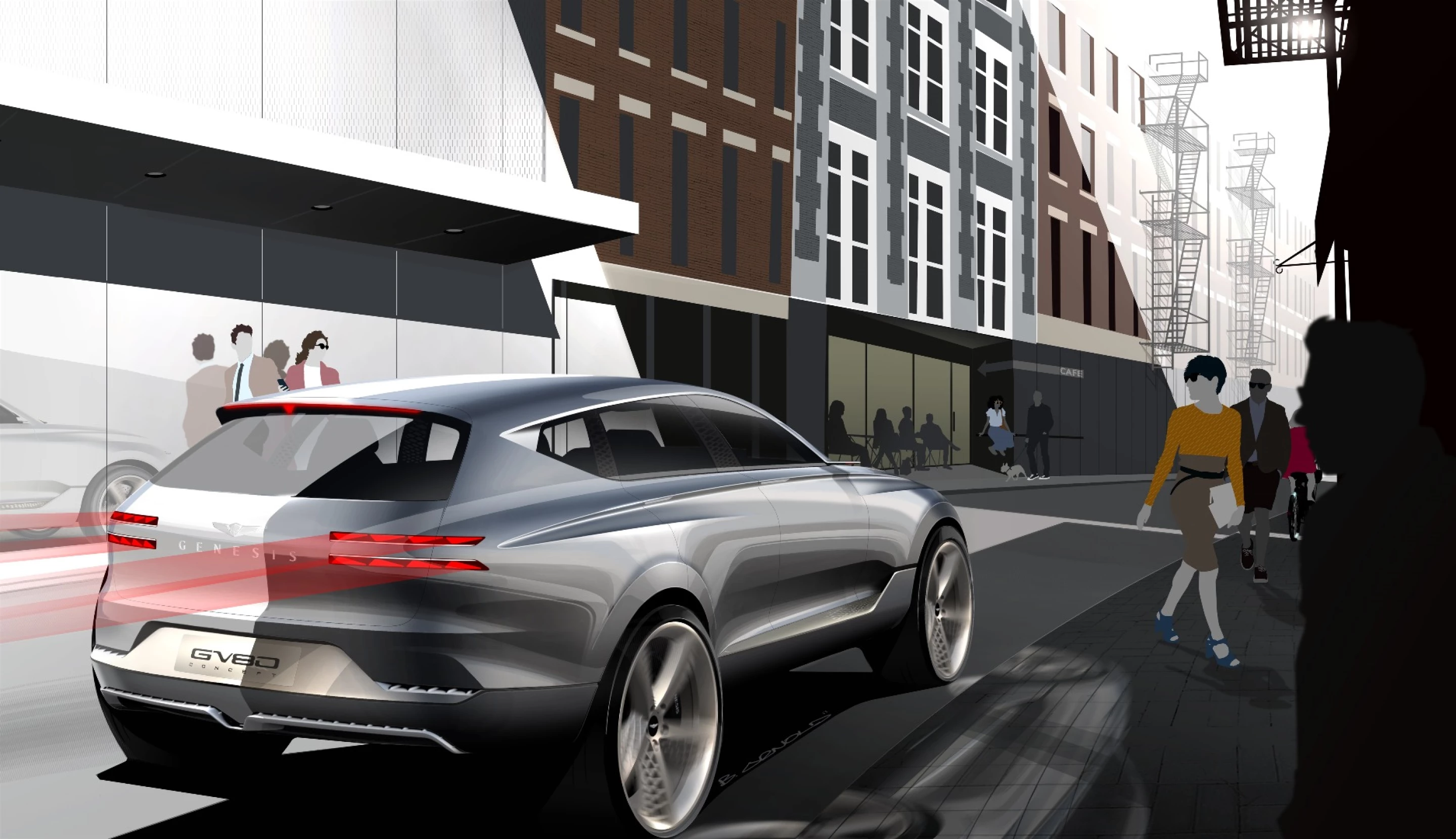 Hyundai's Genesis luxury brand plays with SUV styling
