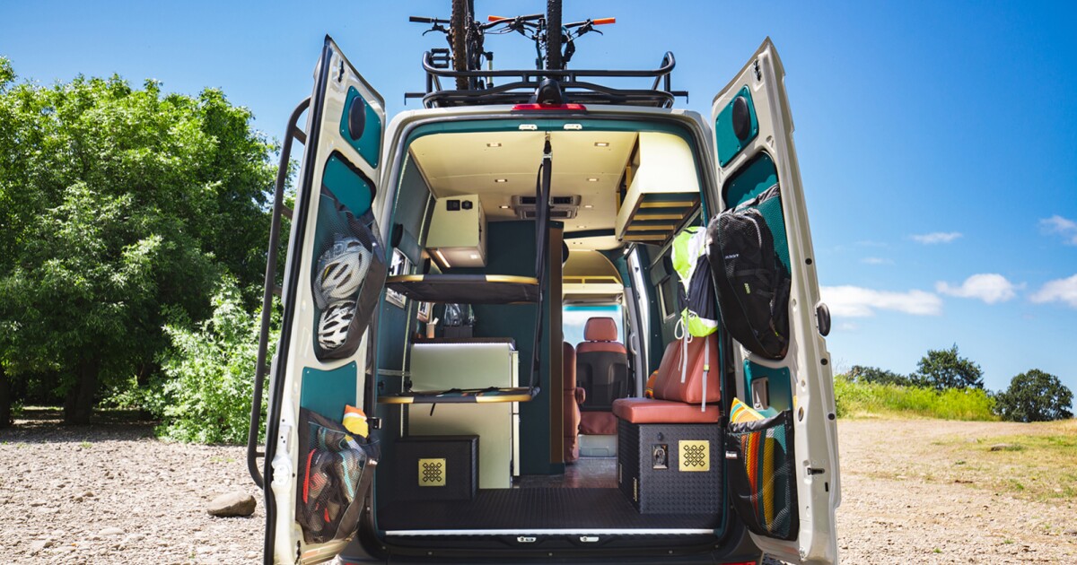 Next Gen off-grid camper van drops weight with ultralight cots and ...