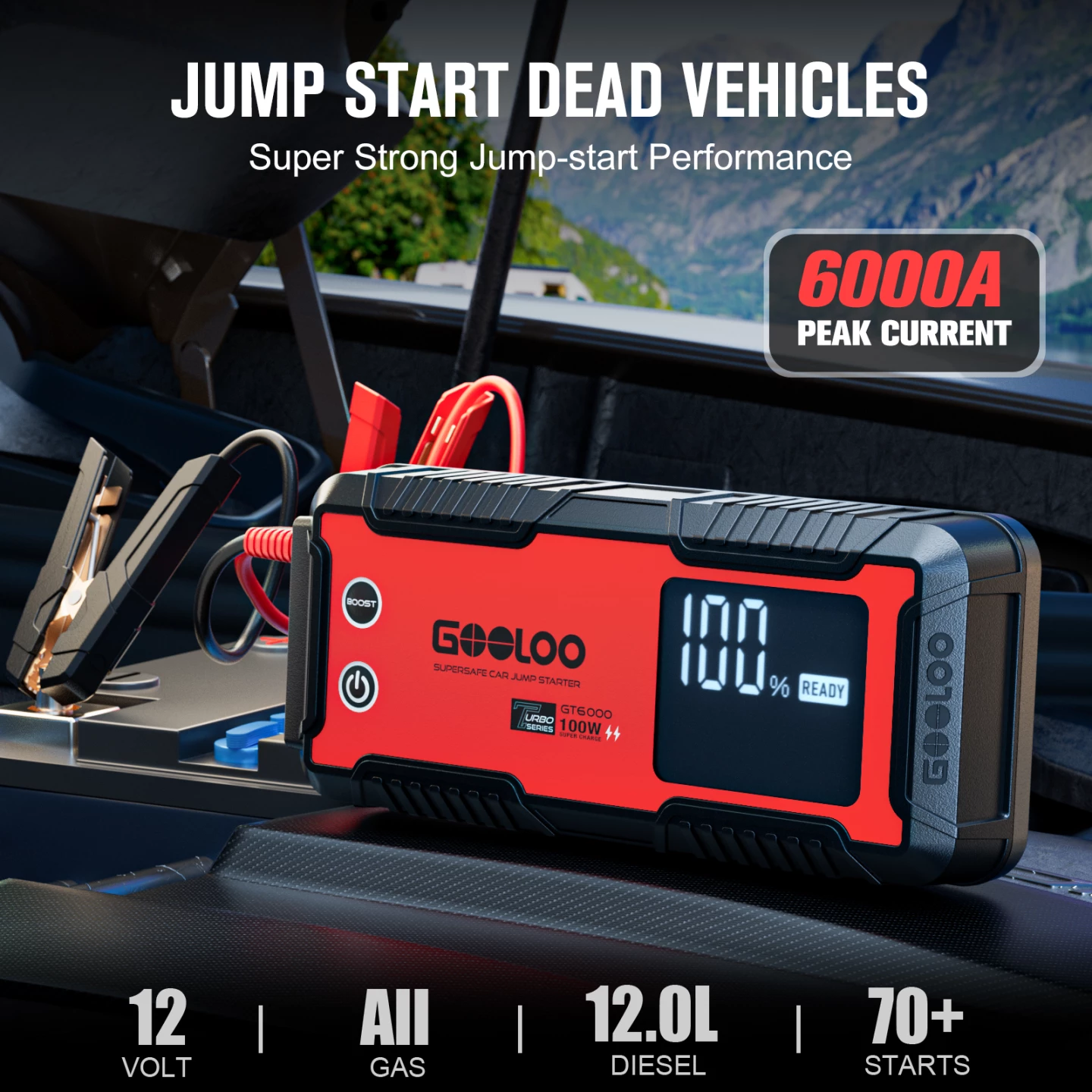 Why the GOOLOO GT6000 Is the Ultimate Car Battery Jump Starter