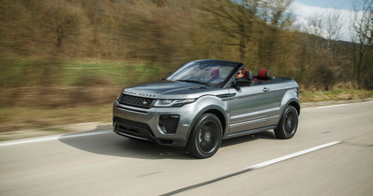 range rover evoque convertible