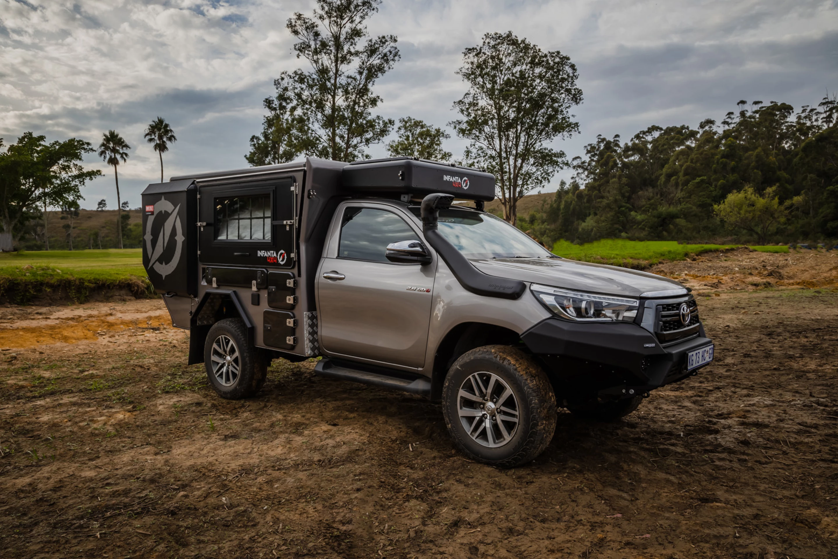 Inkunzi camper makes Toyota Land Cruiser one angry bull of a micro-RV