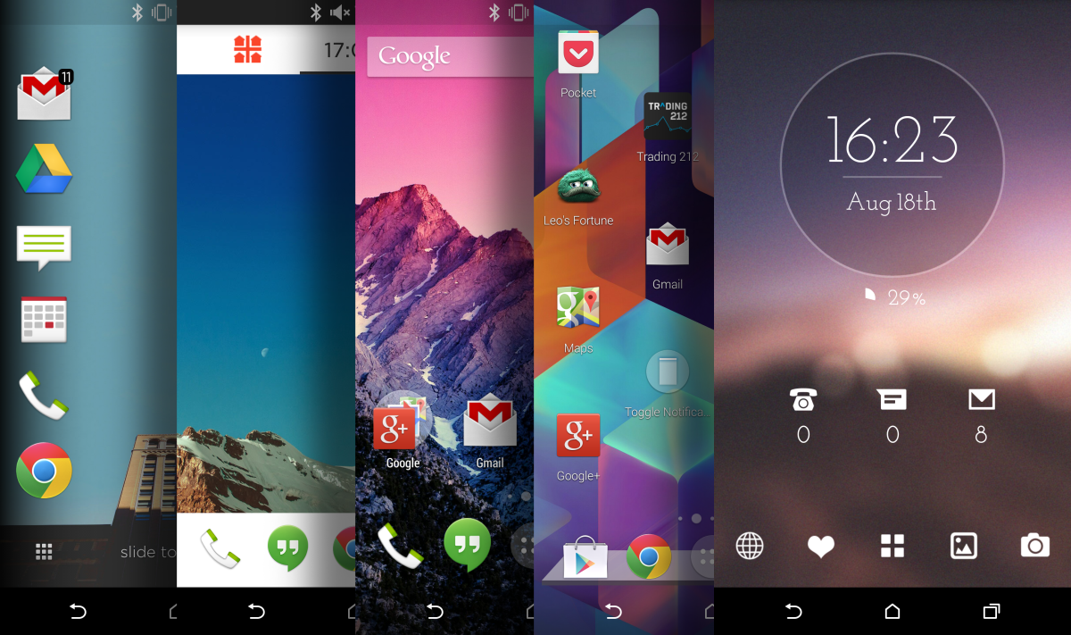 Five of the best: Android launchers