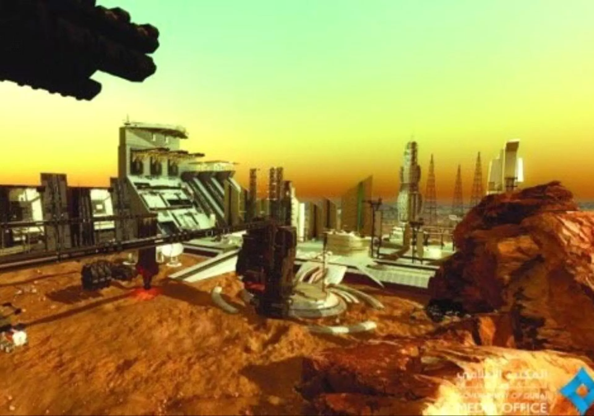 Dubai announces giant Mars city simulation designed by Bjarke Ingels