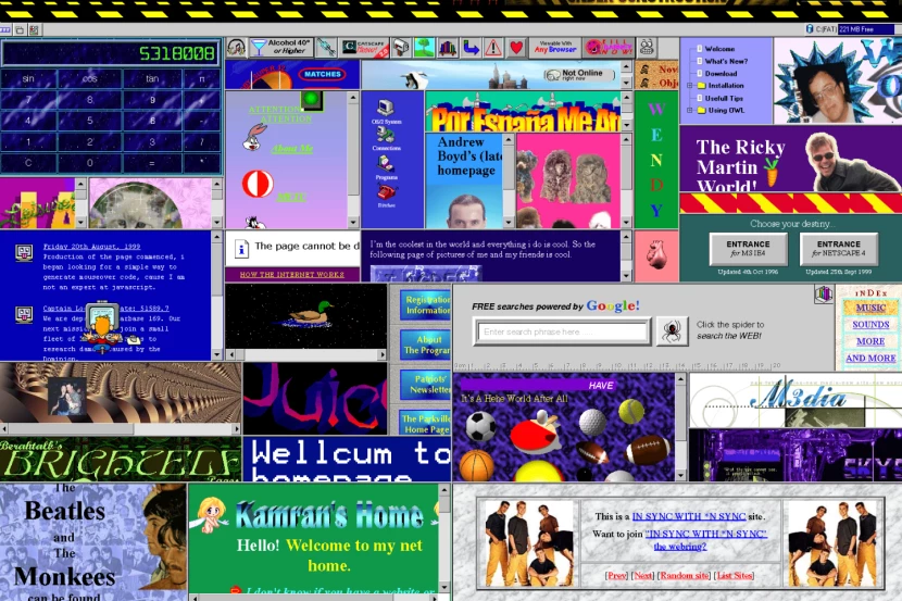 Art in the age of ones and zeros: Internet art