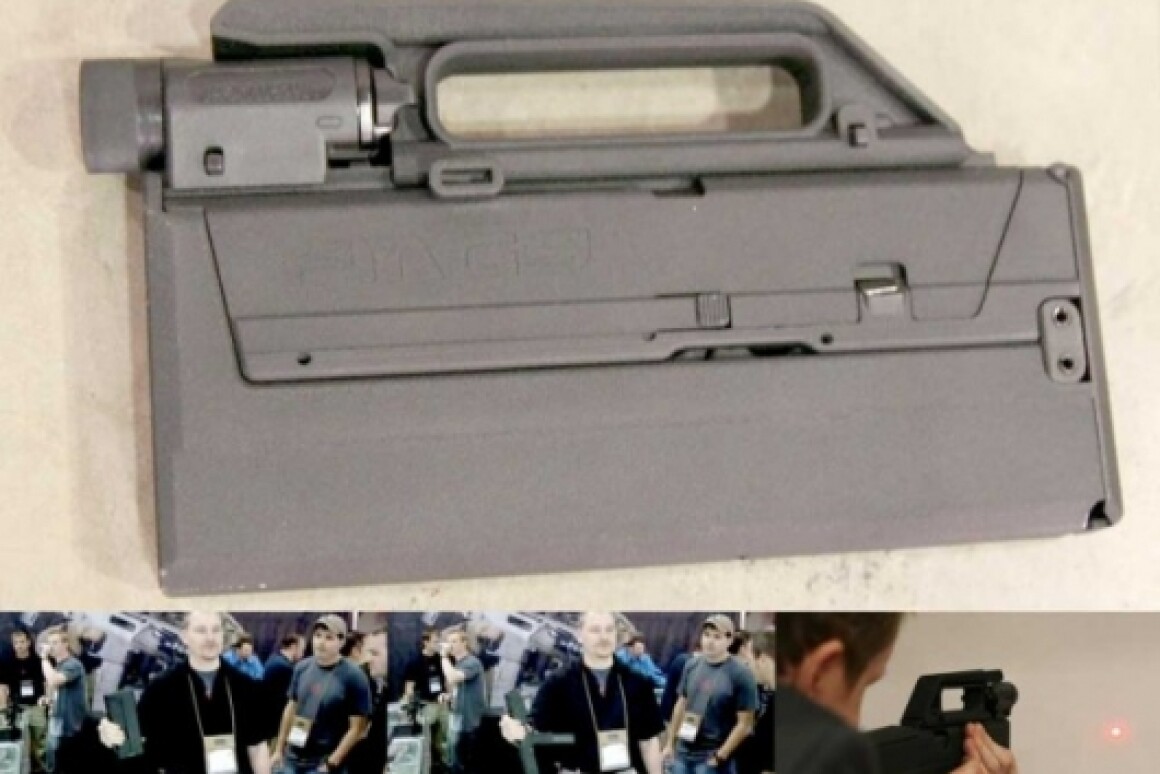 The Magpul FMG9 Netbook-sized Folding Machine Gun