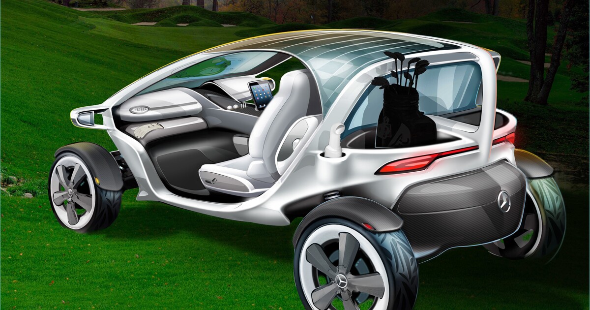 Mercedes' golf cart concept would get you around the links of the ...