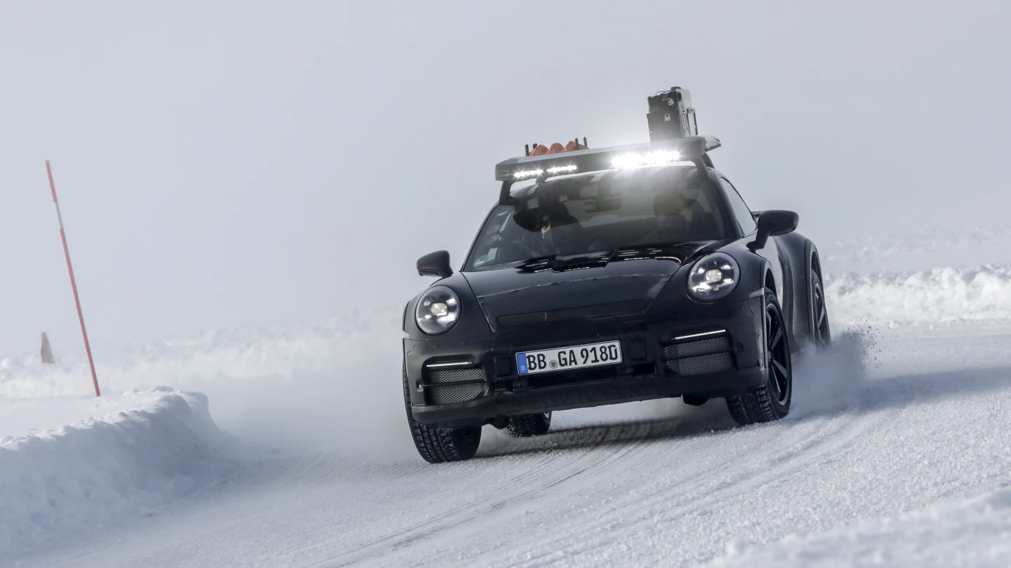 The Porsche 911 is now a Dakar-inspired off-roader, roof tent optional