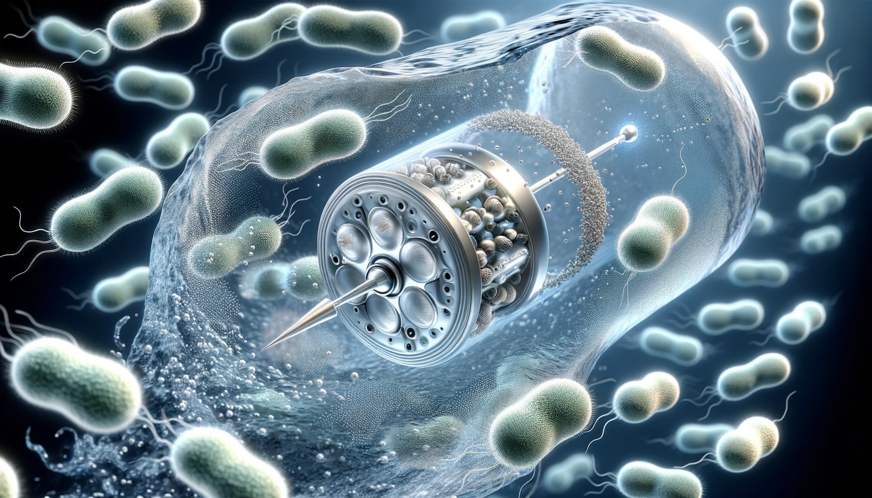 Light-activated propulsion spins bacteria-shredding micromotors