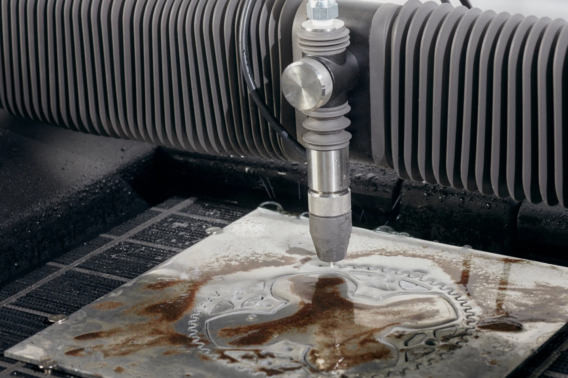 Desktop waterjet cuts almost any material – and expenses