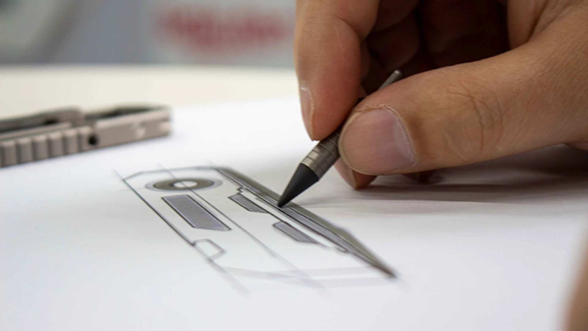 Titanium multi-tool packs a ratcheting driver and an everlasting pencil