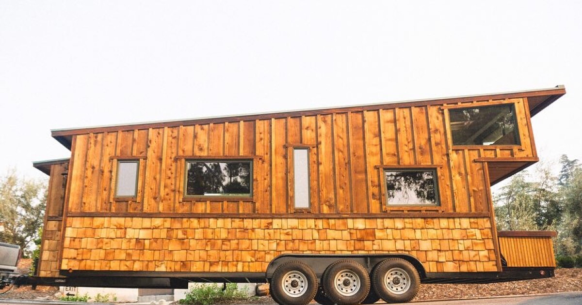 El Toro tiny house is handcrafted from reclaimed materials