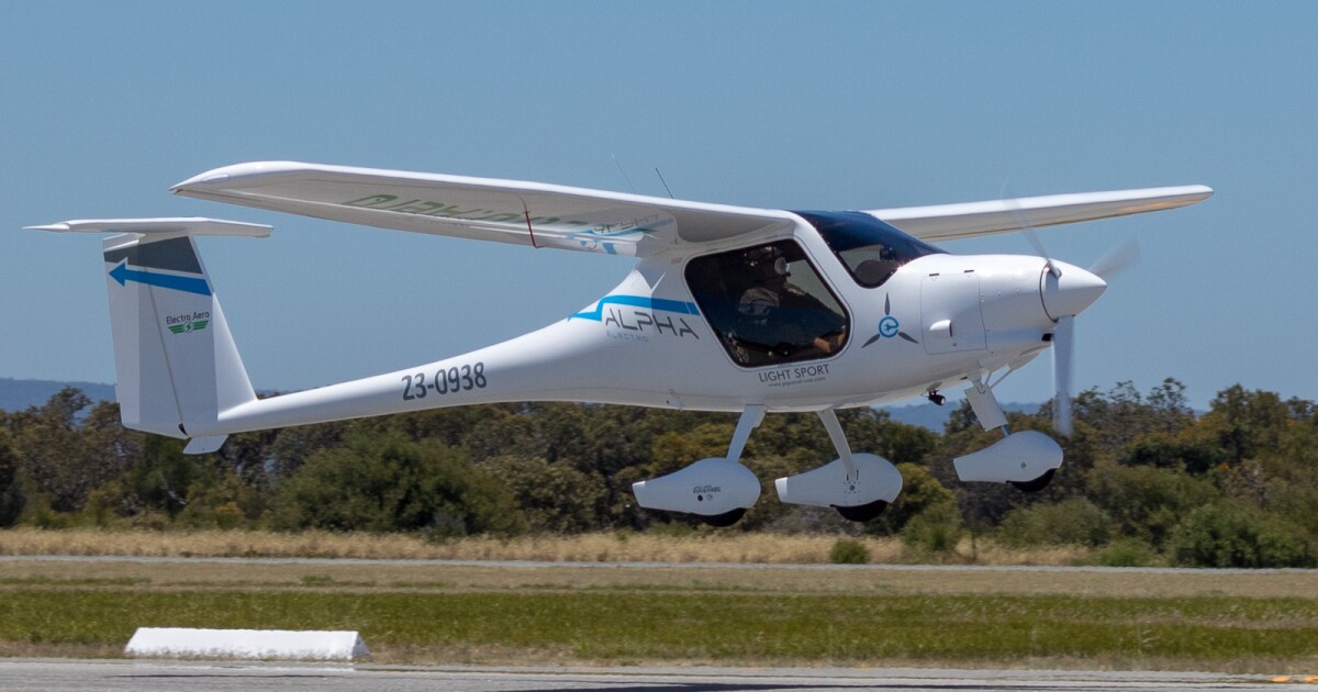 Battery-powered electric plane quietly takes to Australian skies for ...