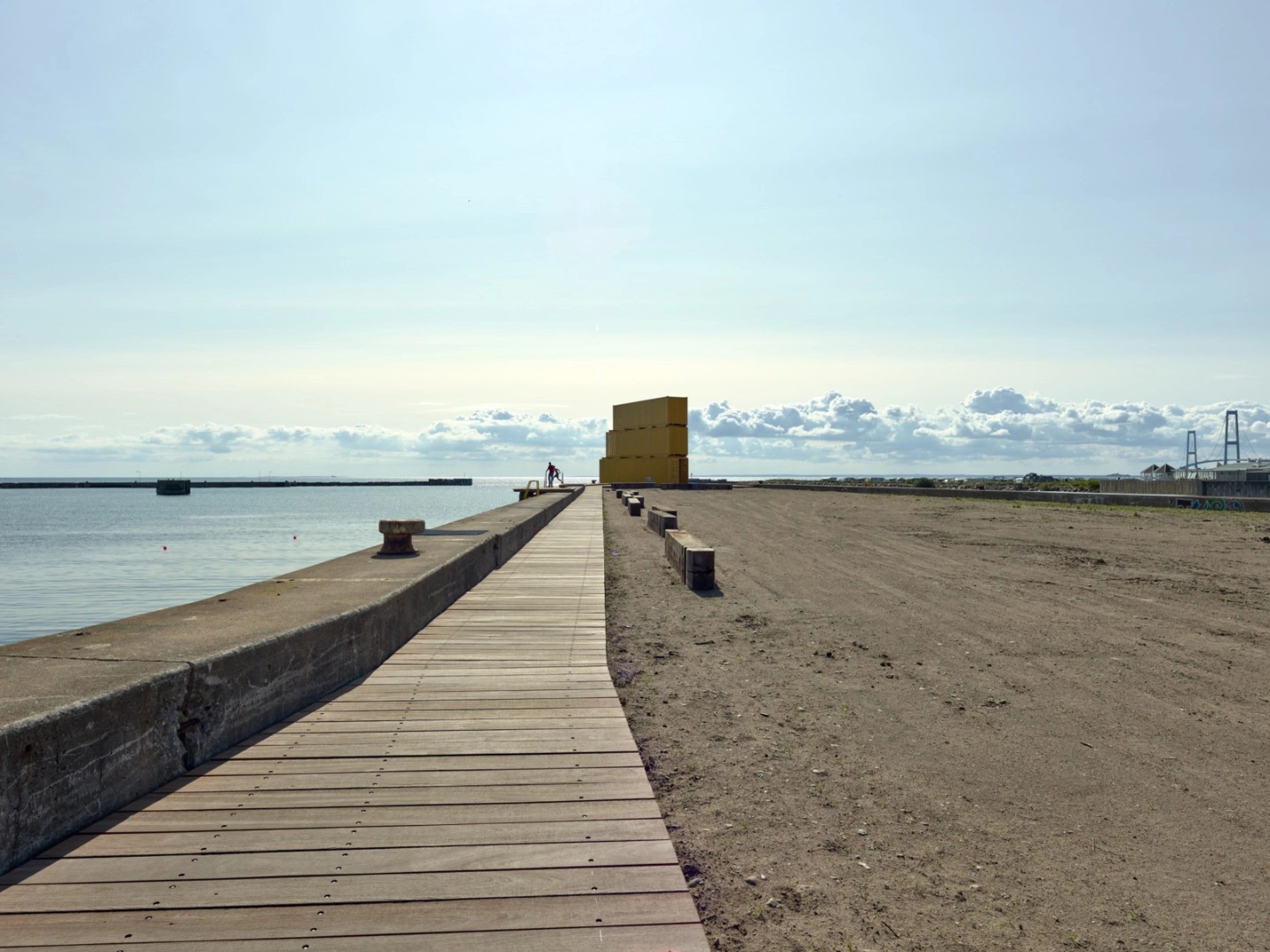 Shipping container water sports center makes a splash