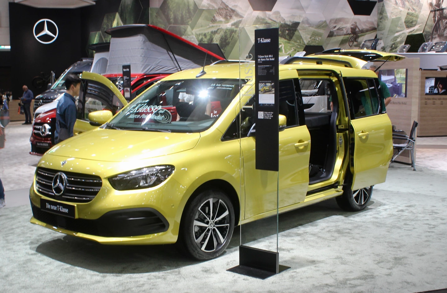 Mercedes EQT Marco Polo electric RV previews multi micro-camper future