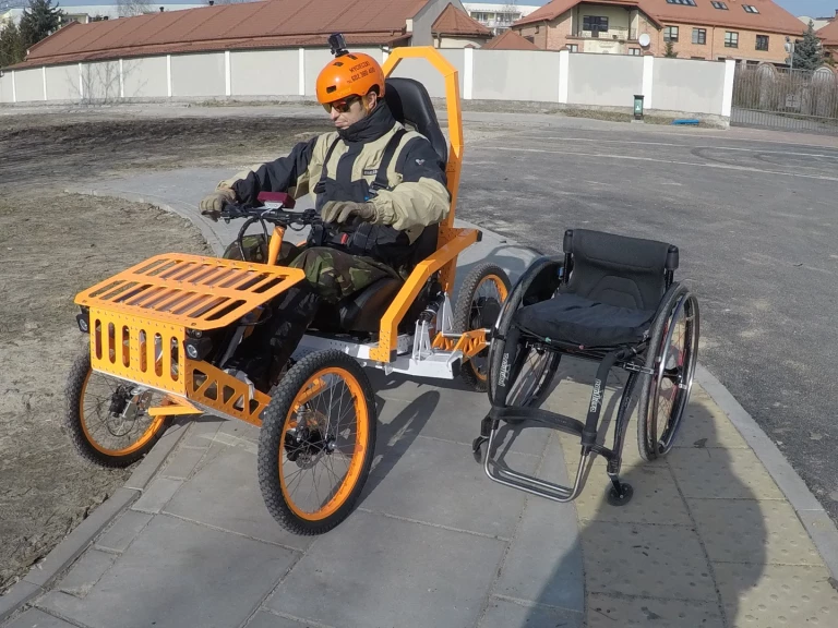 Electric Mountain Cart takes disabled riders off-road