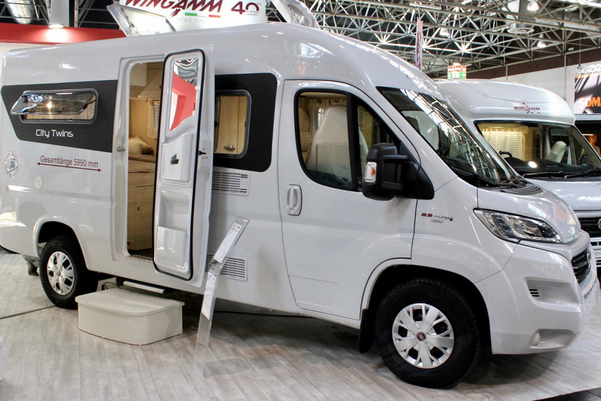 Wingamm disguises a fiberglass monocoque motorhome as a Ducato camper van