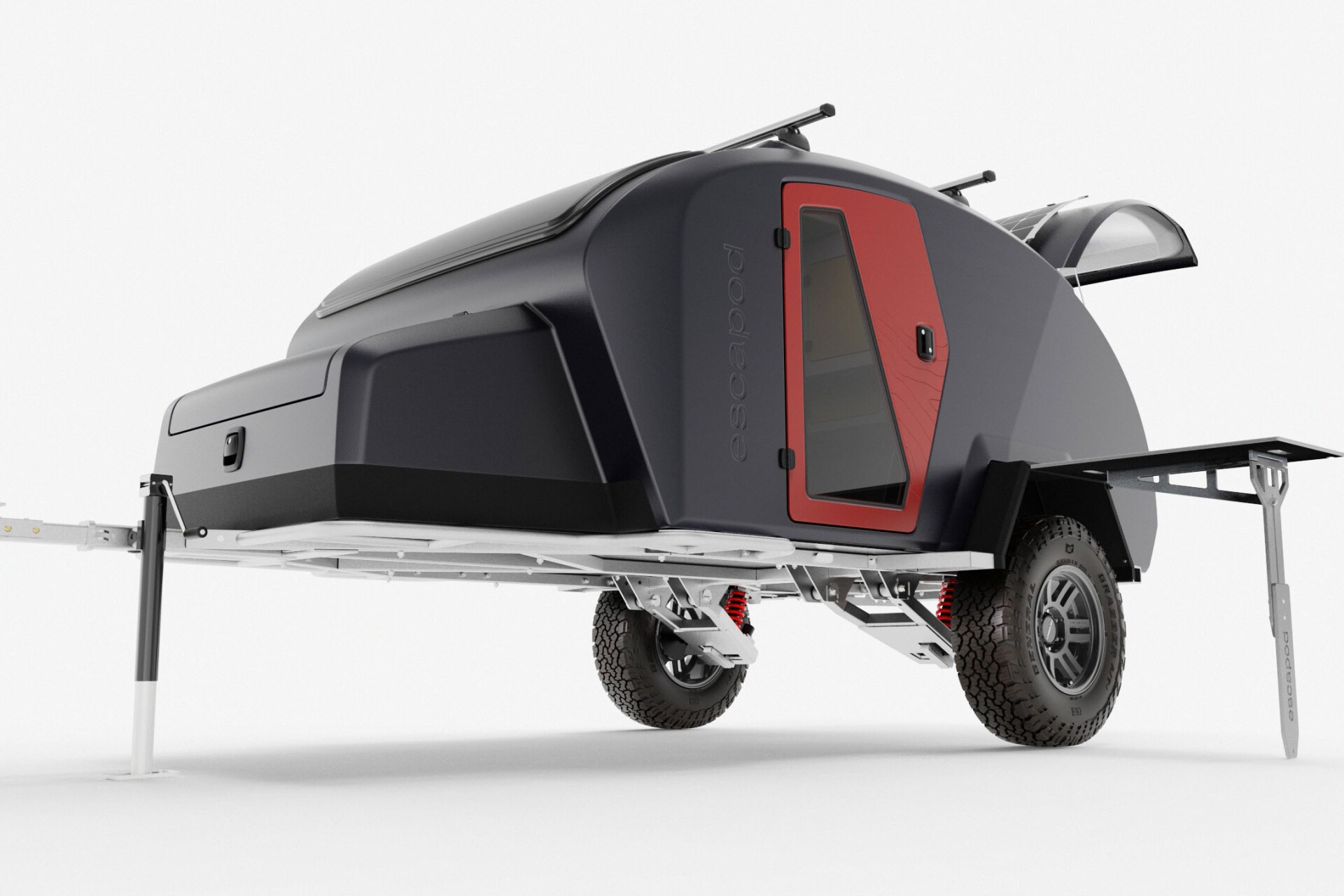 Composite Monocoque Topo2 Is Sleekest Toughest Escapod Camper Trailer