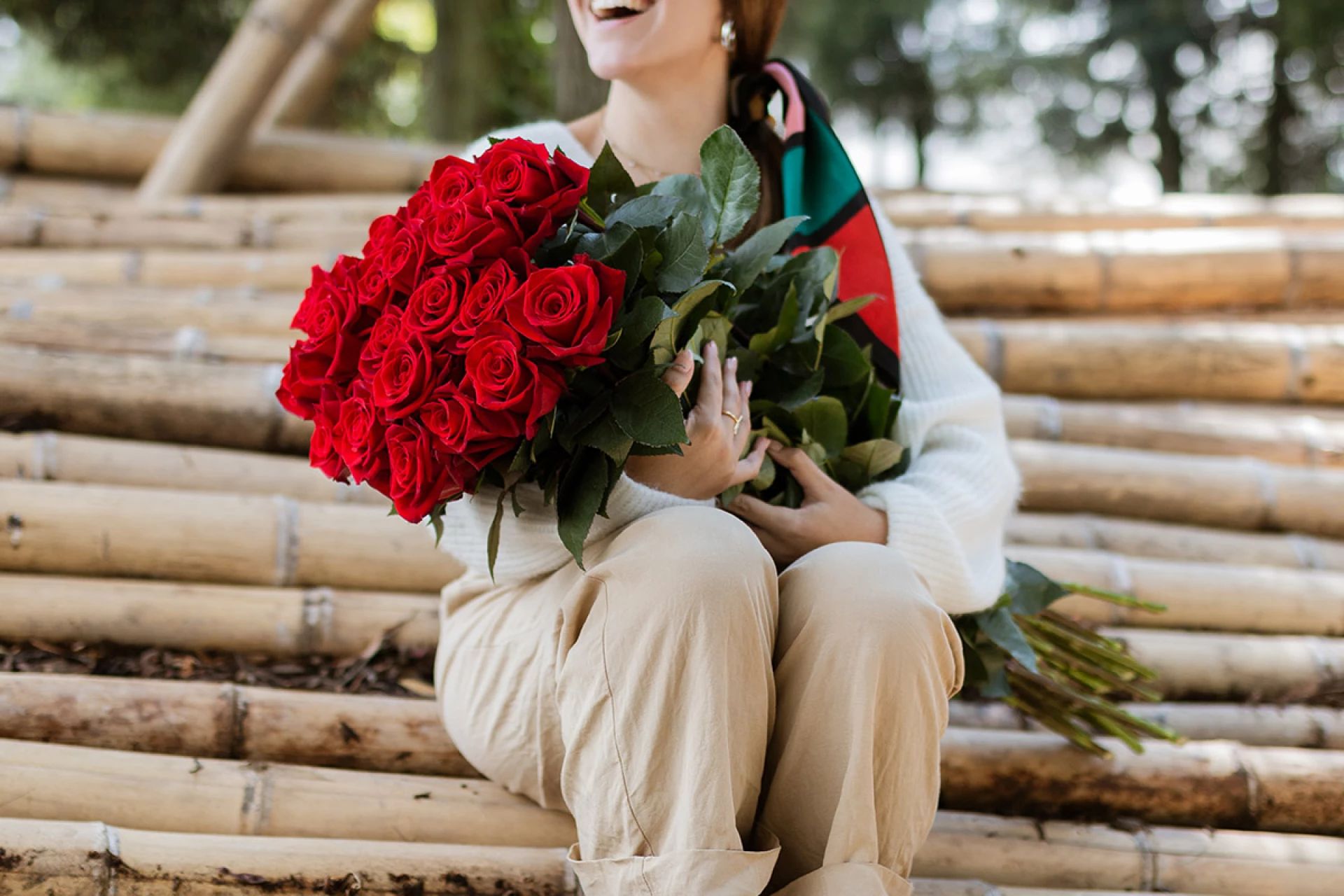 24 long-stem roses for $35, shipped free to a loved one for the holidays
