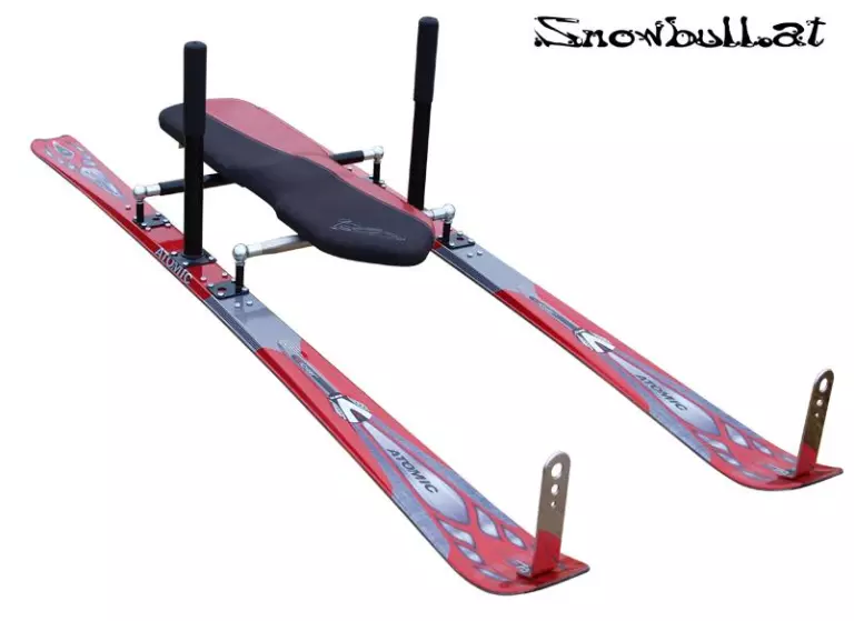 Snowbull sled takes skiing lying down