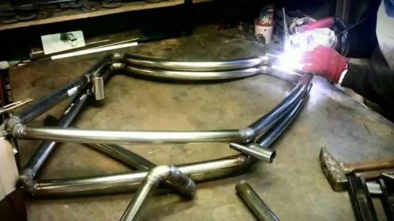 Very limited-edition Viks bikes made from stainless steel and imagination