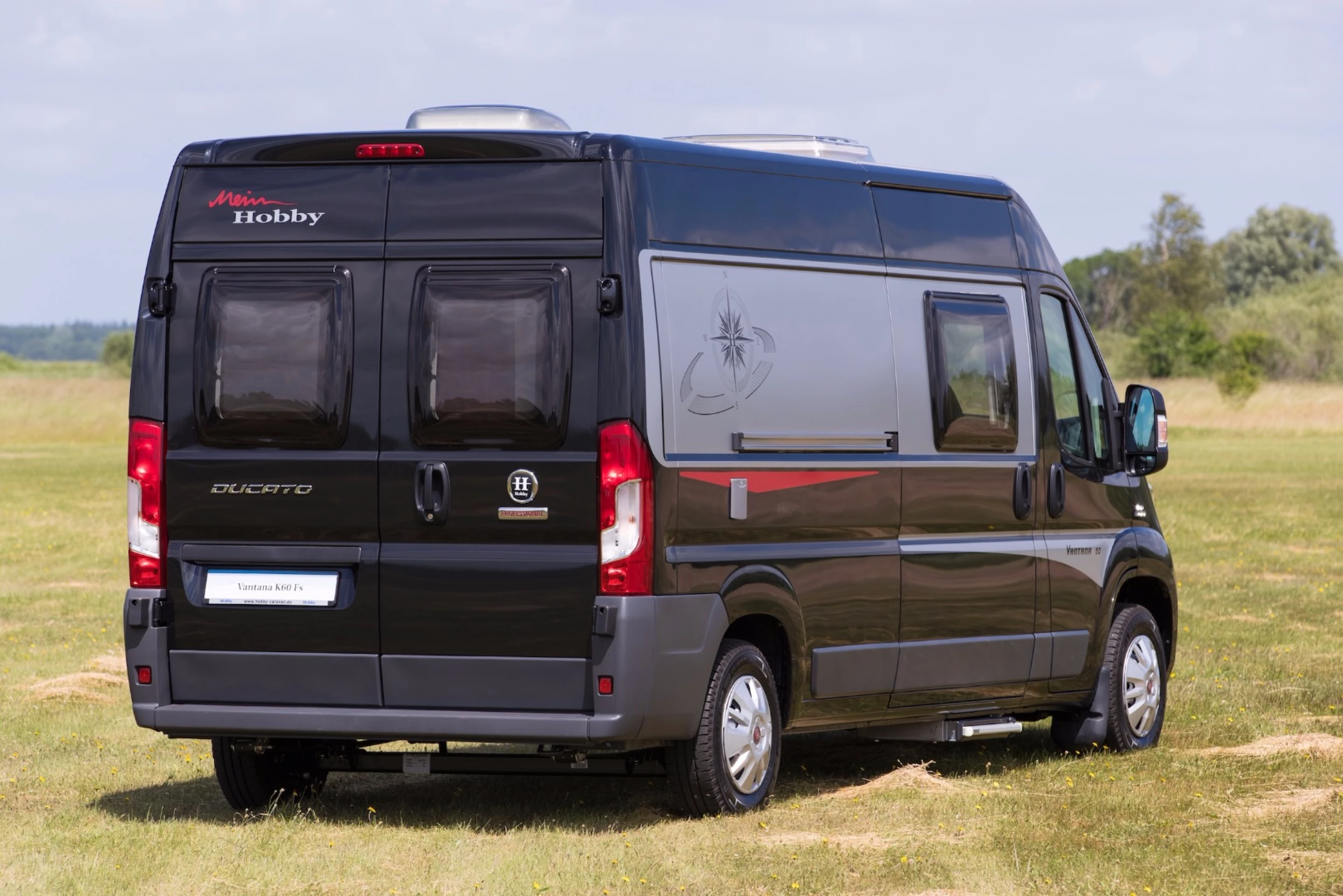 Snappy camper van slims and swings to make the most of space