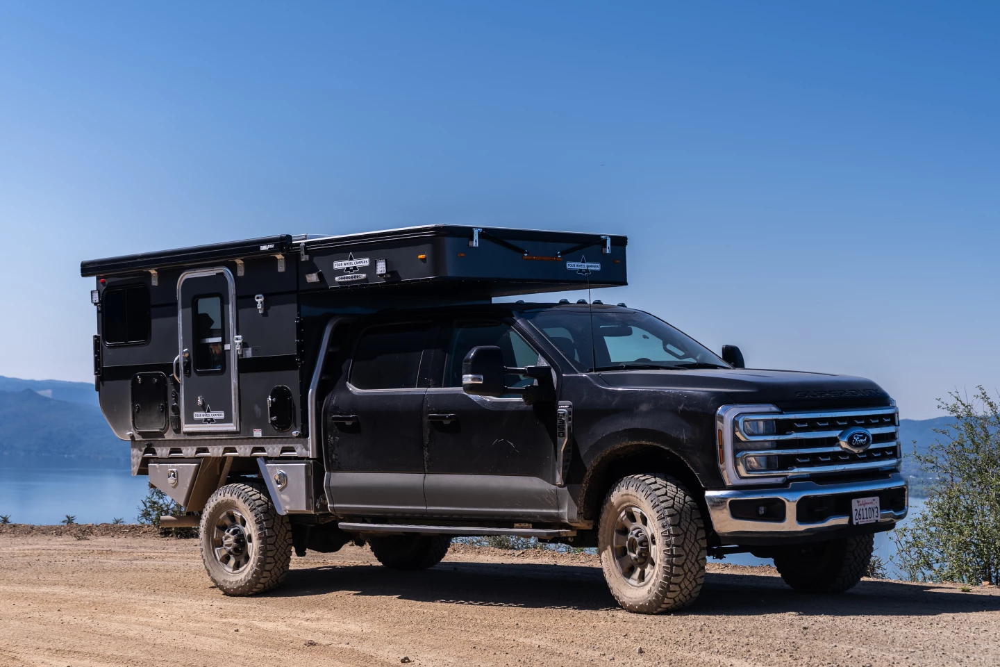 Four Wheel Campers Hawk+ self-contained off-grid pickup truck camper