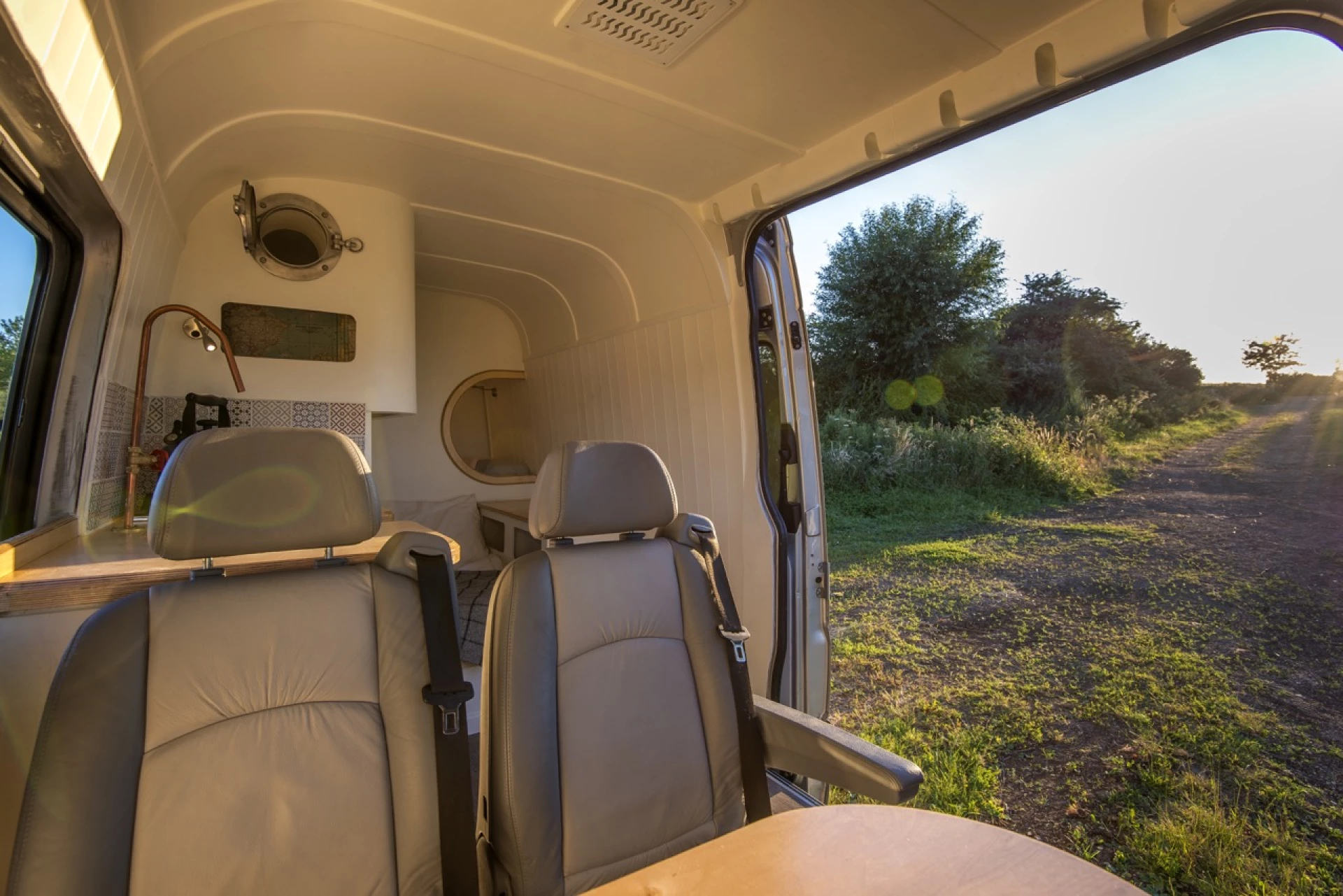 Tiny house expertise put to use in Mercedes Sprinter campervan conversion