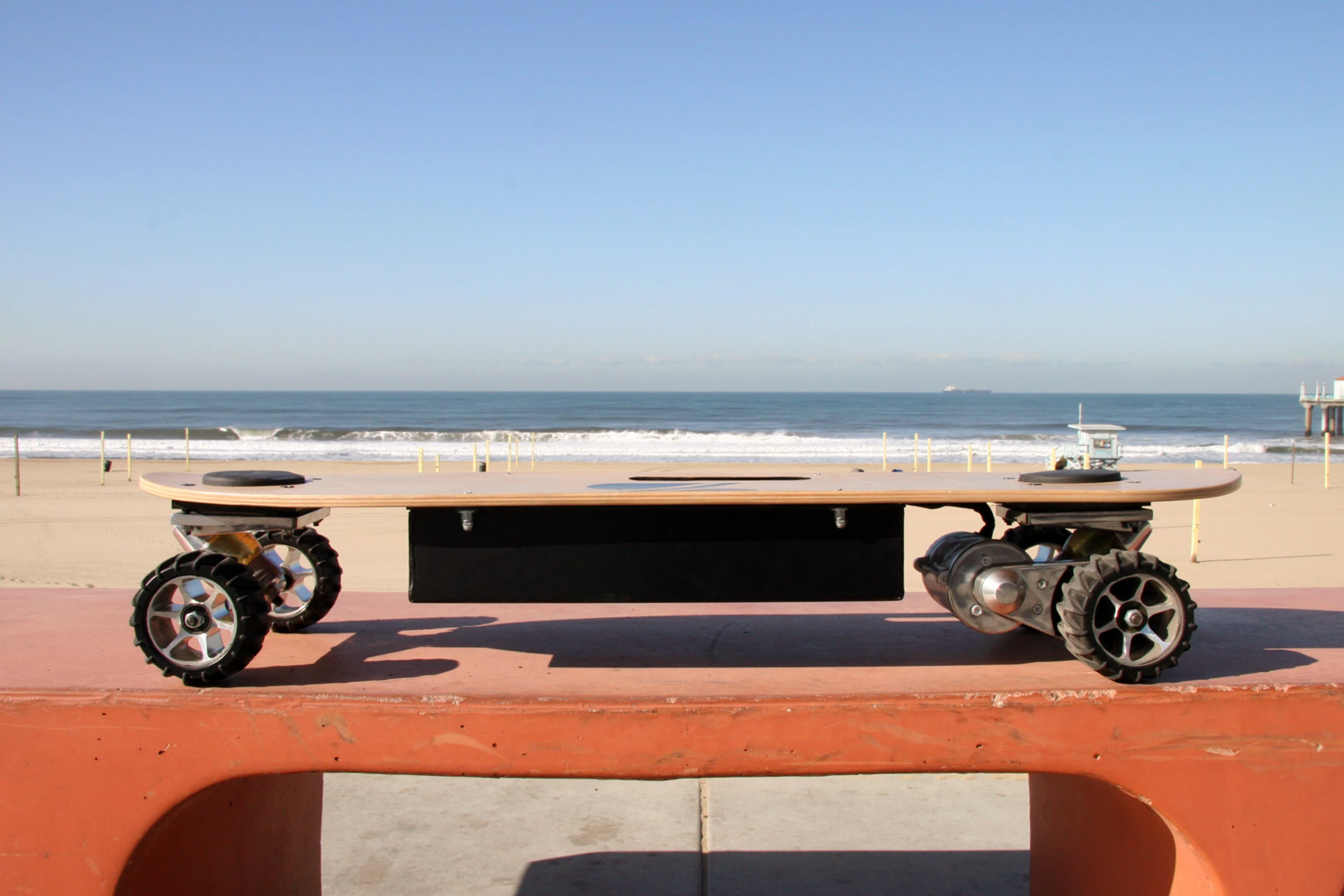 The ZBoard hands-free motorized skateboard