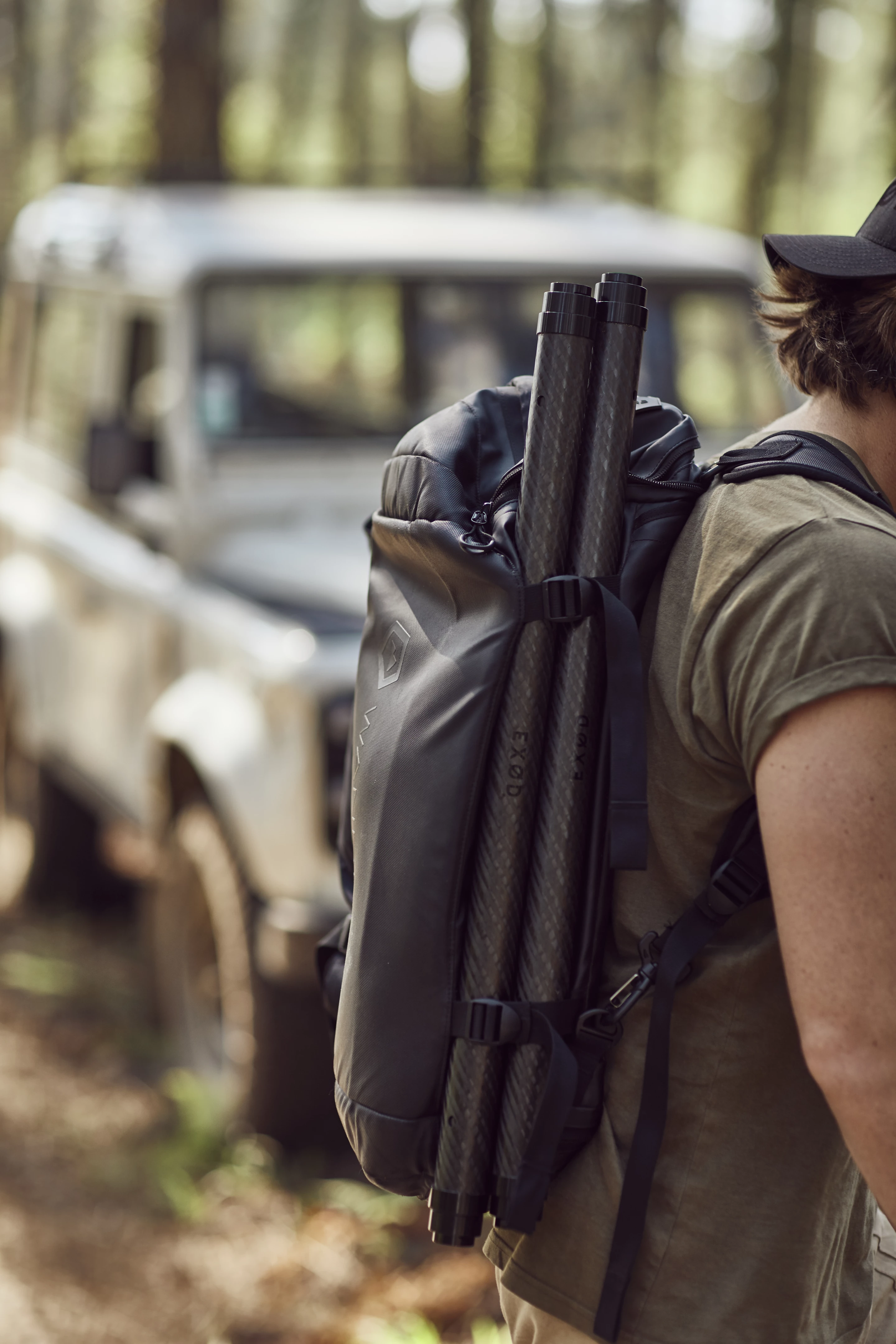 Exod pumps and pitches its inflatable ground + tree tent