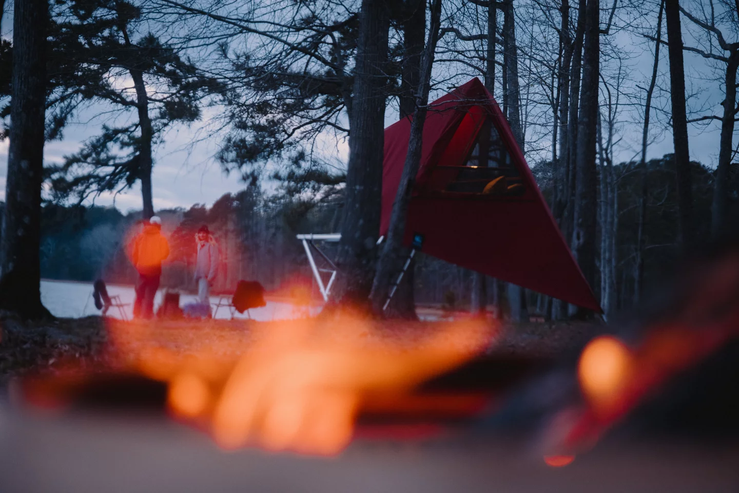 British American Camping K1 elevated A-frame-like tent