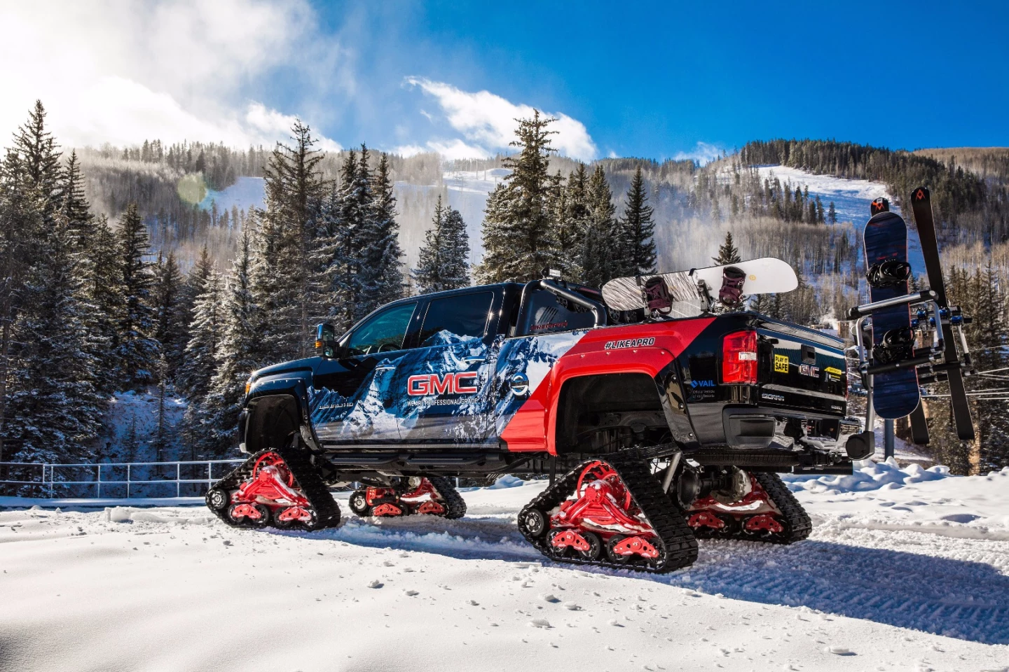 GMC All Mountain concept turns snow and steep gradients into a playground