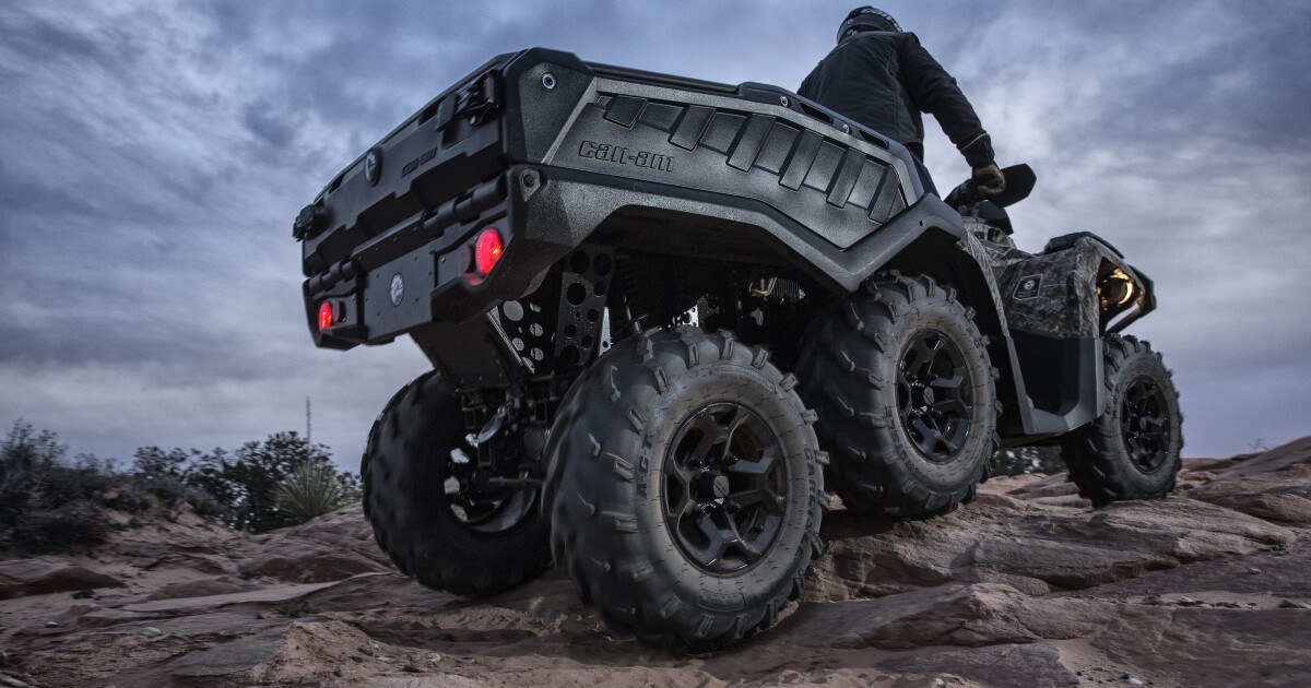 Can-Am adds an extra pair of wheels to the Outlander ATV