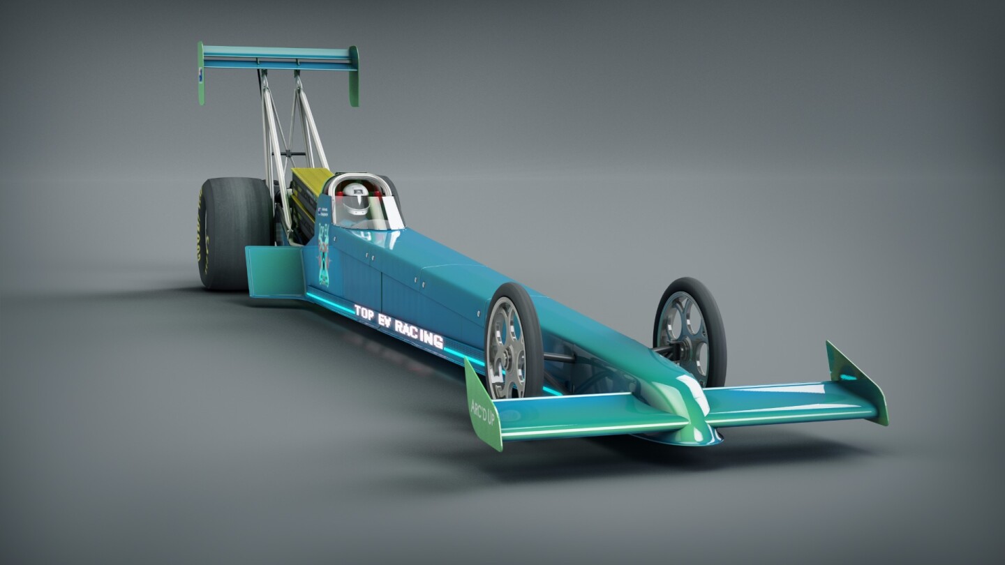 Top Fuel monsters put on notice: 5,000-hp electric dragster has 8 world ...