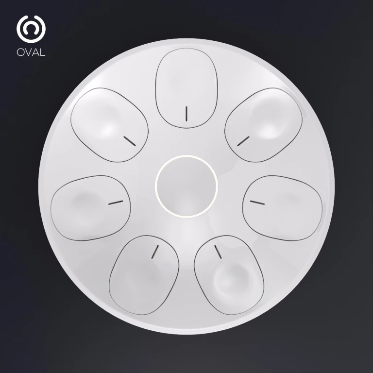 Oval digital handpan puts unlimited sonic possibilities on your lap
