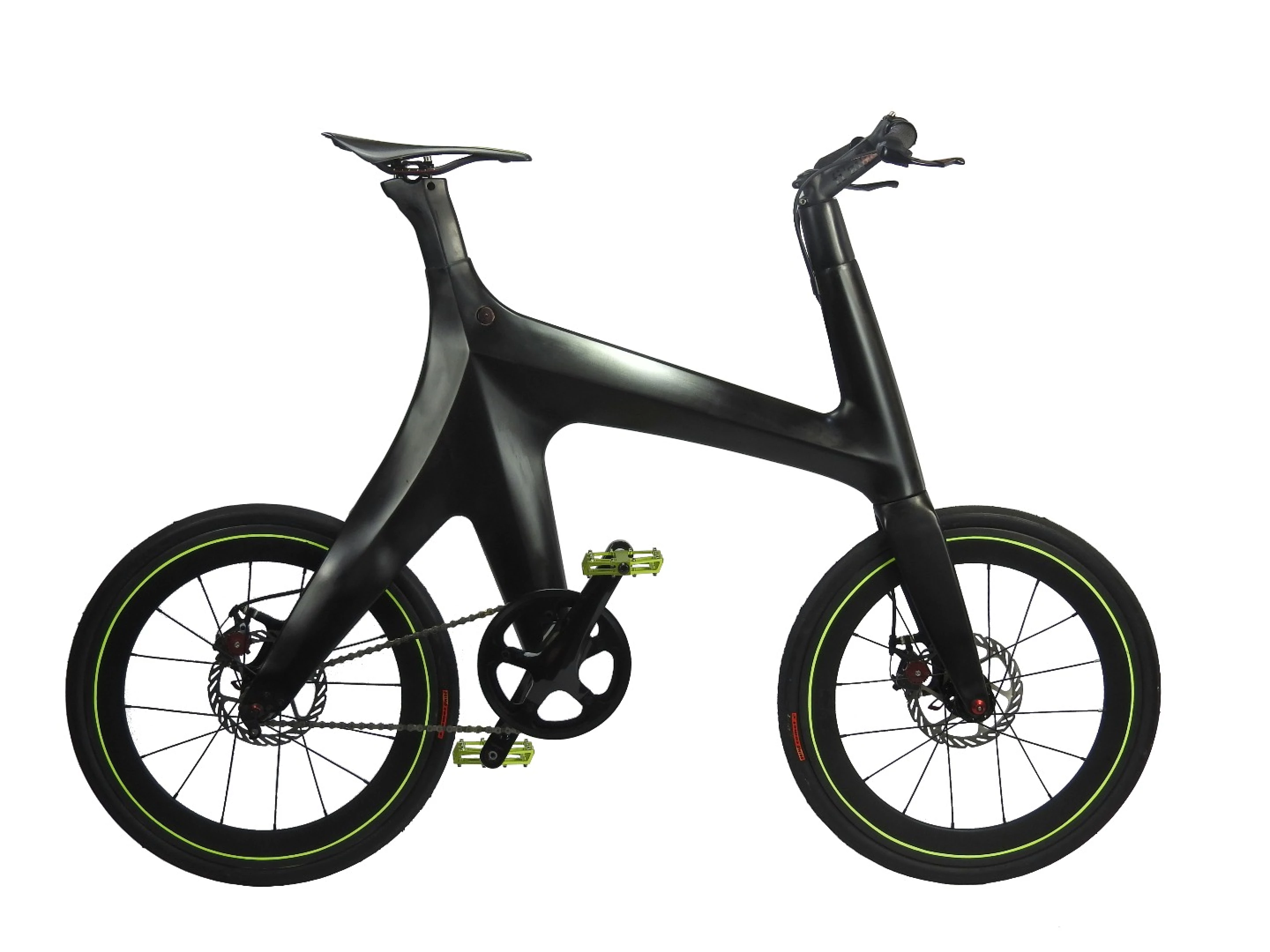 Compact, claw-like carbon bike keeps things minimal, on road and off