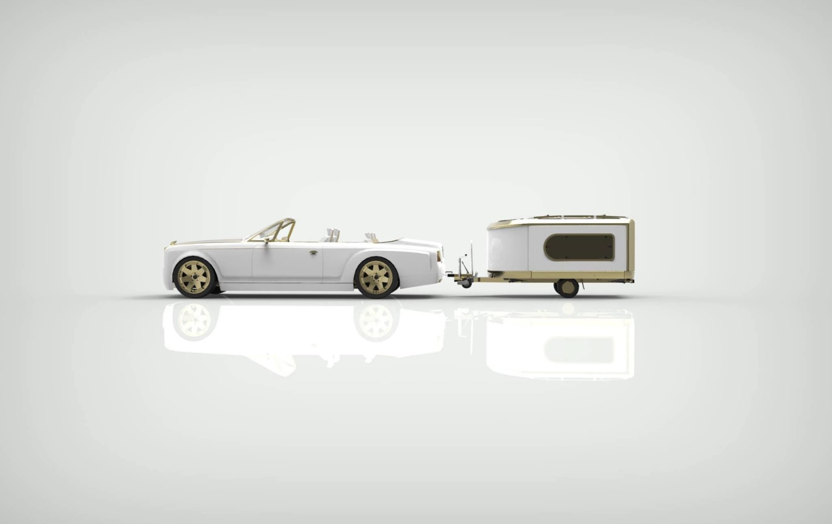 Sleek, compact camper pod grows to 3 times its size at the push of a button