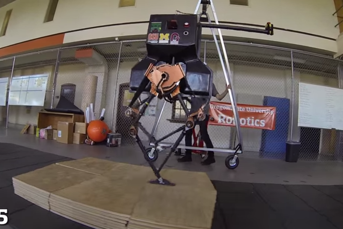 ATRIAS robot now blindly takes platforms in its stride