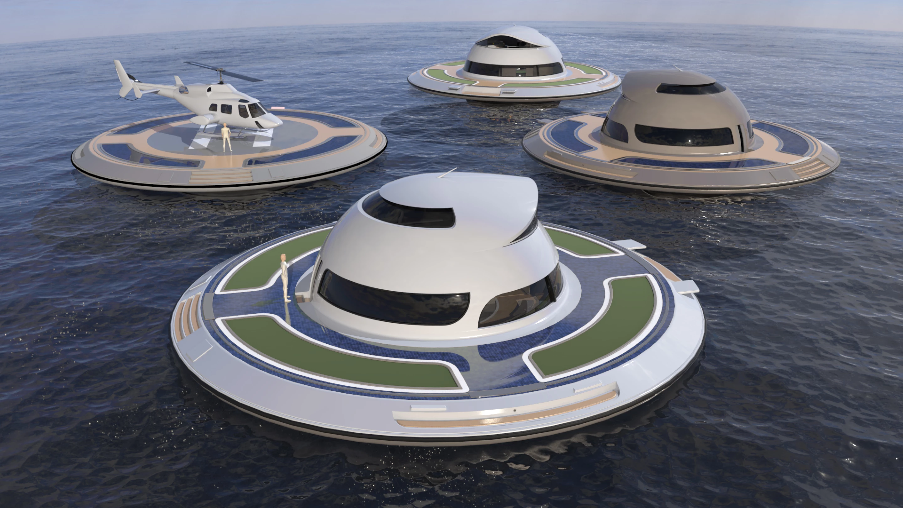 Floating UFO expected to make sea landing in 2018